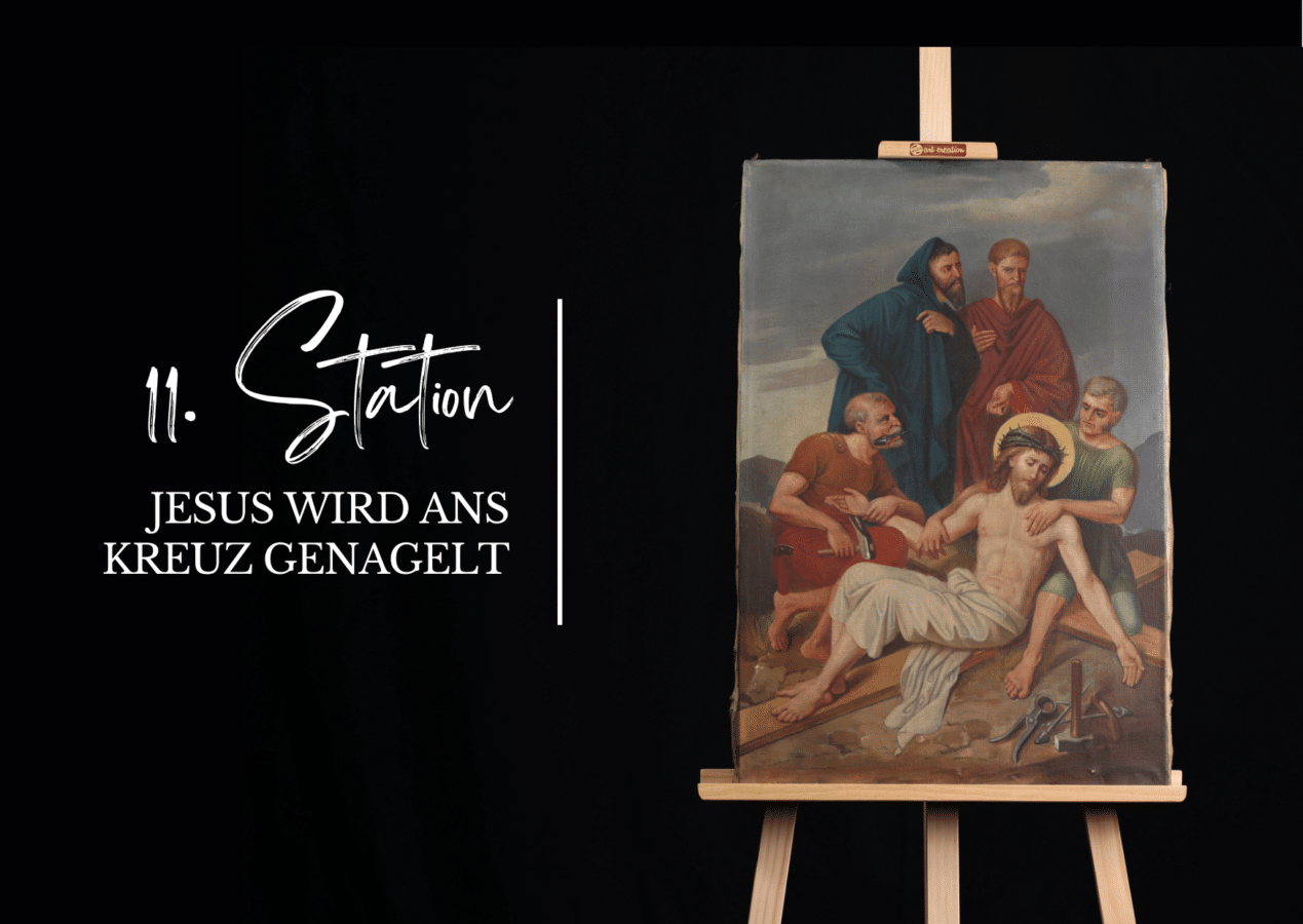 Jesus wird ans Kreuz genagelt - 11. Station - Stefan Oster SDB