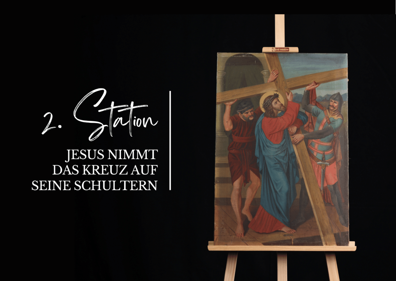 Jesus nimmt das Kreuz auf seine Schultern - 2. Station - Stefan Oster SDB