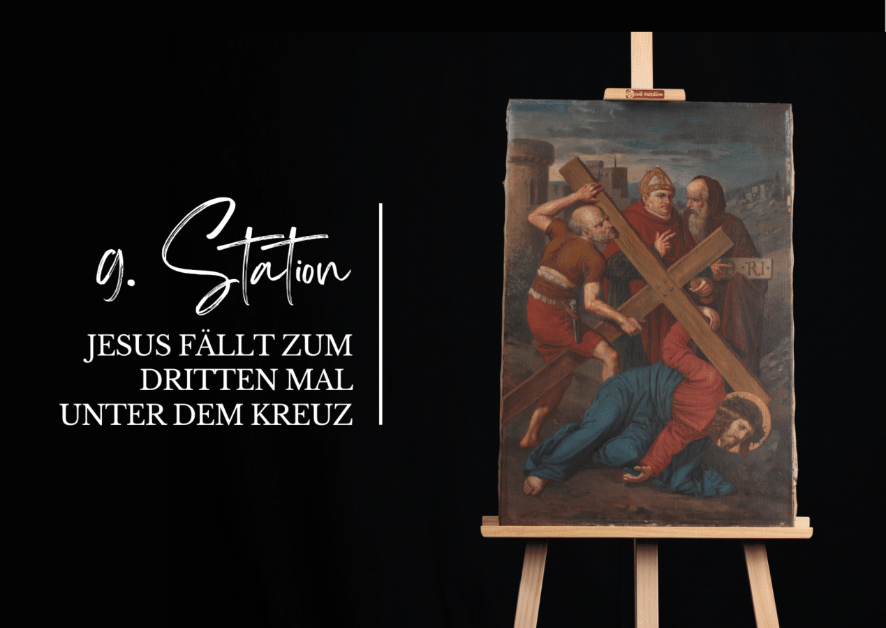 Jesus fällt zum dritten Mal unter dem Kreuz - 9. Station - Stefan Oster SDB